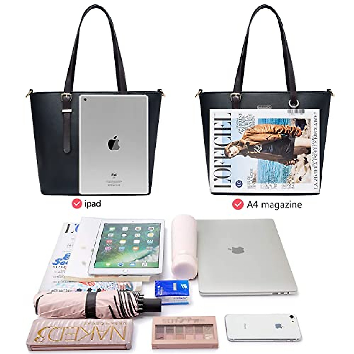 ALARION Women Top Handle Satchel Handbags Shoulder Bag Messenger Tote Bag Purse