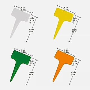 MONDWARE Three Training Plastic Hexagonal Bonsai Pot and Trays + Plastic Shovel and 12 T-Shaped Markers