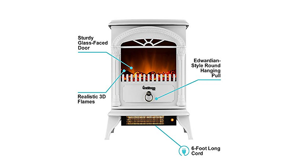 e-Flame USA Hamilton Electric Fireplace - Stylish & Cozy