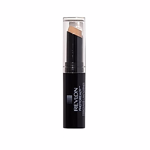 Revlon Concealer Stick, PhotoReady Face Makeup for All Skin Types, Longwear Medium- Full Coverage with Creamy Finish, Lightweight Formula, 003 Light Medium, 0.11 Oz