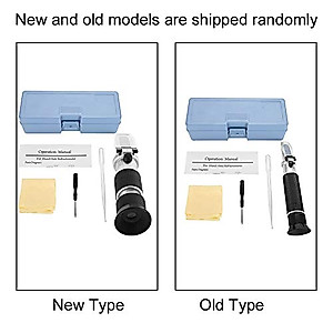Wort Specific Gravity Refractometer Aluminum Body for Beer Wine Sugar Test