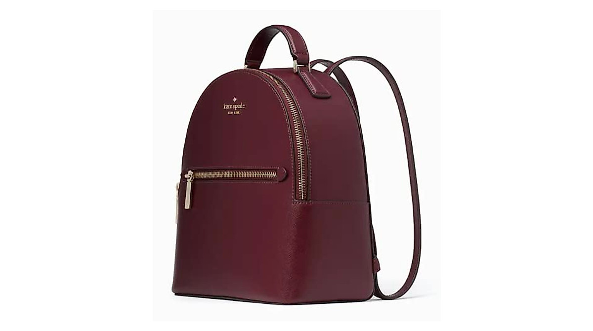 Kate Spade Perry Small Backpack in Deep Berry - Elegant & Practical