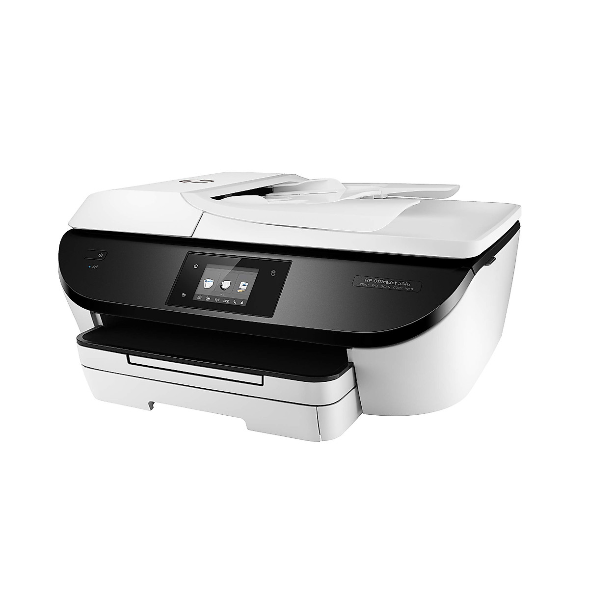 HP OfficeJet 5746 All-in-One Printer, White (Refurbished)