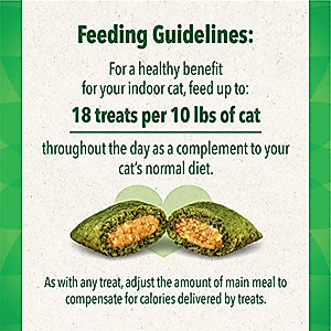 Feline Greenies Smartbites Healthy Indoor Cat Treats, Chicken Flavor, 2.1 Oz, (3 Pack)