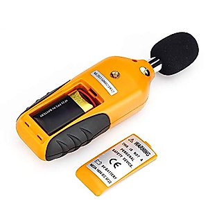 Decibel Meter, RISEPRO® Digital Sound Level Meter 30 – 130 dB Audio Noise Measure Device Backlight MAX/MIN, Data Hold Auto Power Off Dual Ranges HT-80A