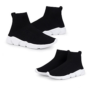 WXQ Men's Fashion Sneakers - Lightweight Breathable Walking Shoes Running Shoes Mesh Workout Casual Sports Shoes