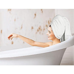 Utopia Towels - Premium Jumbo Bath Sheet 2 Pack - 100% Cotton Highly Absorbent and Quick Dry Extra Large Bath Towel - Super Soft Hotel Quality Towel (35 x 70 Inches, White)