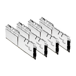 G.SKILL Trident Z Royal Series (Intel XMP) DDR4 RAM 128GB (4x32GB) 3600MT/s CL18-22-22-42 1.35V Desktop Computer Memory UDIMM - Silver (F4-3600C18Q-128GTRS)