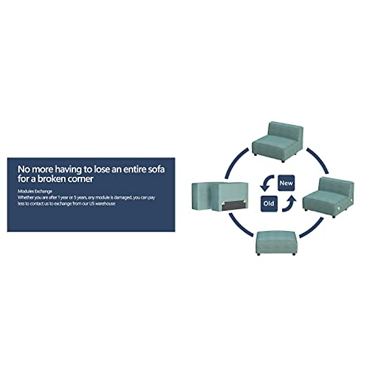 LLappuil Modern Modular Sectional Sofa Set, Low Back Minimalist Style Couch with Ottoman and Chaise Lounge, Soft Fabric 14 Seater Oversized 130.6" Sofa for Living Room, Dark Grey