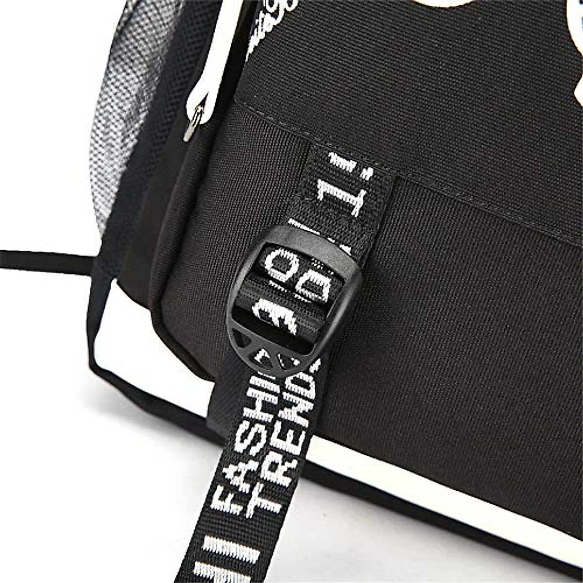 Golden Print School Bags KILLER QUEEN Boys Bookbag Oxford Travel Backpack Women USB Laptop Back Pack (6)