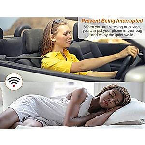 Larger Faraday Pouch[2 Pack&9.4x5.5in Size for All Phones], Faraday Bag Cage, RFID Signal Blocking Bag for Phones Privacy Protection and Car Key FOB, Anti-Tracking (Upgraded)