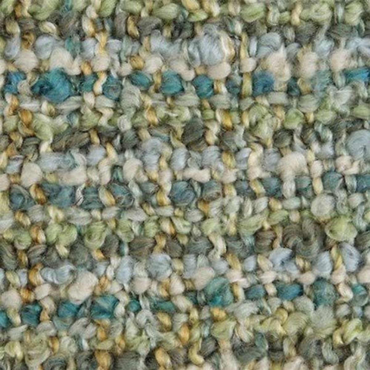 Kennebunk Home Stria Multi-Color Luxurious Woven Throw, 3'4" x 5'10", Seaglass