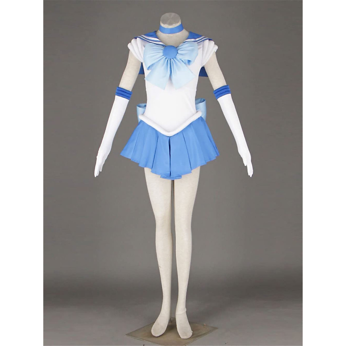 US size Women's Sailor Mercury Cosplay Costumes Mercury skirt suit (Female M)