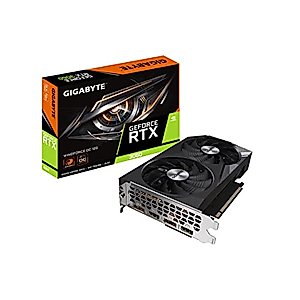Gigabyte GeForce RTX 3060 WINDFORCE OC 12G Graphics Card, 2X WINDFORCE Fans, 12GB 192-bit GDDR6, GV-N3060WF2OC-12GD Video Card