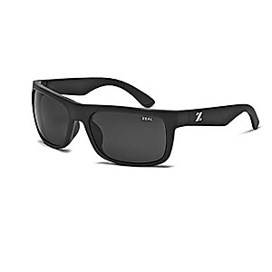 Zeal Optics Essential | Plant-Based Polarized Sunglasses for Men & Women - Matte Black/Polarized Dark Grey Lens