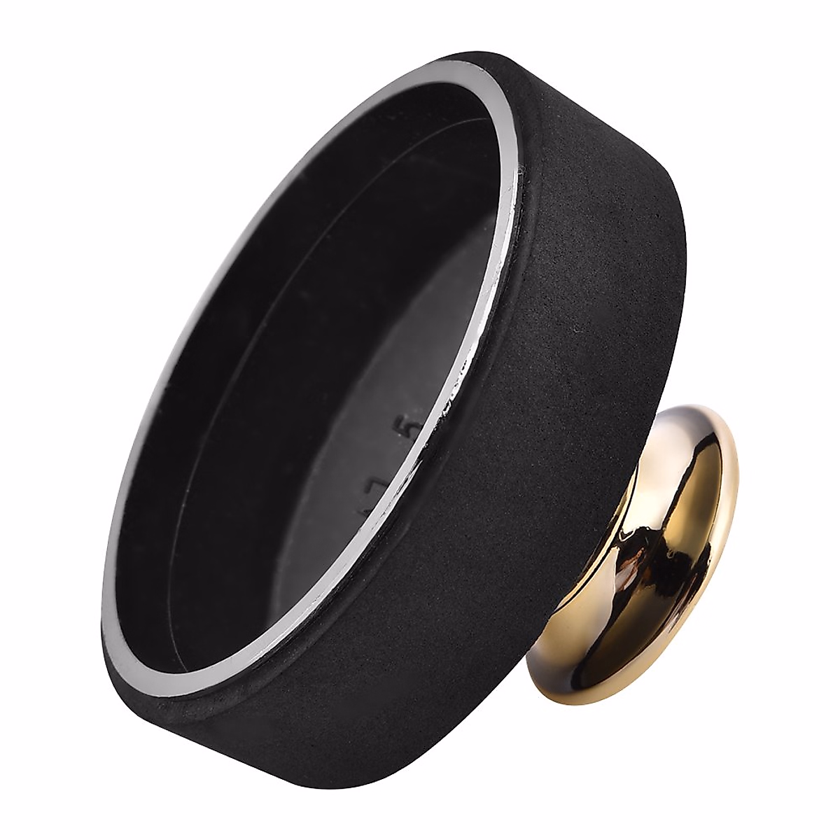 Sax Mute Lightweight Dampener Mute Saxophone Practice Noise Remove Music Instrument Part for Saxophone(Gold)