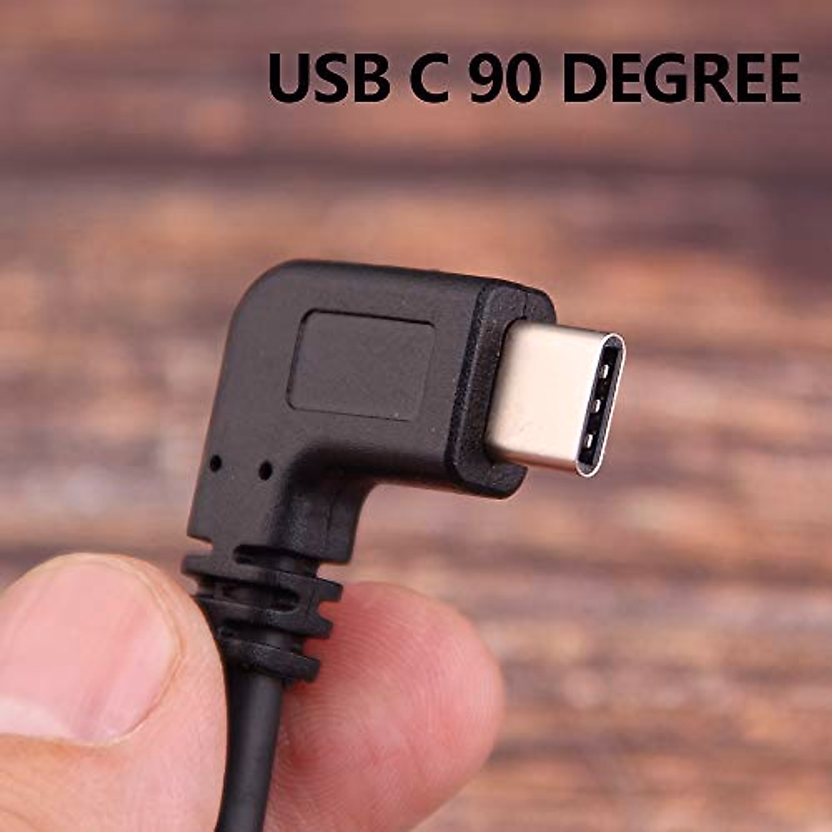 USB C 90 Degree Right Angle Cable Extension USB 3.0 Type c Cable Left & Right Angle Male by Oxsubor(20CM,8IN)(2 Pack)
