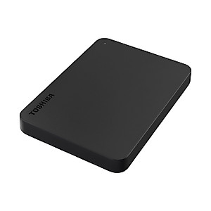 Toshiba Canvio Basics 2TB Portable External Hard Drive USB 3.0, Black - HDTB420XK3AA