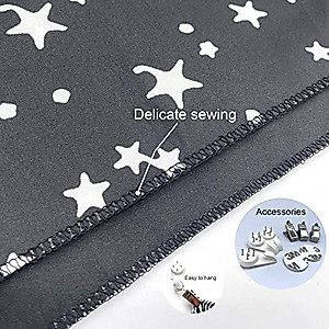 Skull Tapestry Human Skeleton Tapestry Meditation Skeleton Tapestry Black and White Stars Tapestry for Bedroom Living Room-H51.2×W59.1 inches