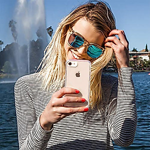 Casery Premium iPhone Case Designed for The Apple iPhone - Military Grade Protection - Drop Tested - Protective Slim Clear Case (Crystal Clear, iPhone SE, 8/7)