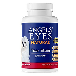 Angels’ Eyes Natural Tear Stain Prevention Sweet Potato Powder for Dogs and cats | For All Breeds | No Wheat No Corn | Daily Support for Eye Health | Proprietary Formula