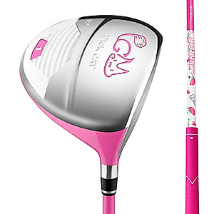 Junior Complete Golf Club Set 20 Piece Right Hand for Girls Kids Children, Includes Oversize Driver, 5# Hybrid,7# & SW# Irons,Free Putter, Stand Bag, PU Golf Balls and Wooden Golf Tees, Right Hand