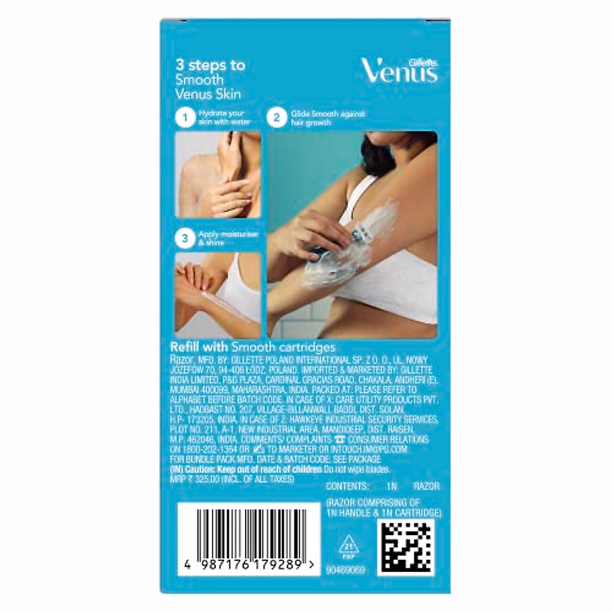 Gillette Venus Original Women's Razor 1 Razor Handle And 1 Cartridge, 1.000 Count