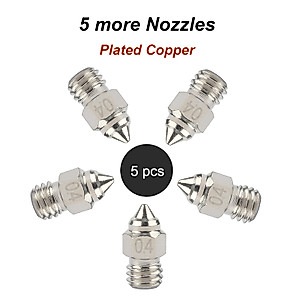 Sprite Extruder Pro Upgrade Heater Block Kit 300℃ High Temperature Chrome Copper Titanium Heatbreak Plated Copper Nozzle for Creality Ender 3 S1/Ender3 S1 Pro/CR10 Smart Pro,Sermoon V1 3D Printer