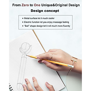 Amirce Electric Ice Roller for Face and Eye, Facial Ice Roller Beauty Tools, Electric Massage Ice Roller for Puffiness, Ice Face Eye Massage Roller, Skin Care Tools