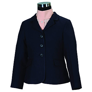 TuffRider Children's Starter Show Coat, Navy, 10