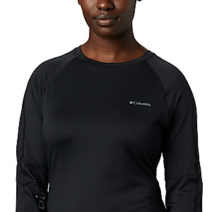 Columbia Women's Windgates Long Sleeve Tee, Black, Large