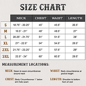 Driver Clothing Co. Men's Heavy Gauge Poly Canvas Utility Work Vest with Soft Flannel Lining and Wax Oil Weather Resistant Finish | 5 Outer Pockets and 3 Inner Pockets | Distressed Brown | XX-Large