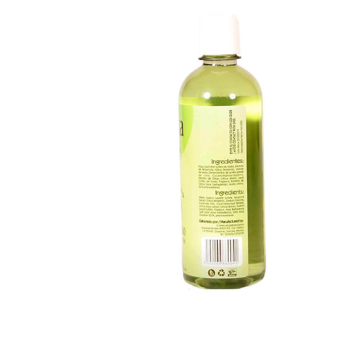 Bergamot Shampoo 500ml, Shampoo de Bergamota 500ml. Hair Loss (OTC)