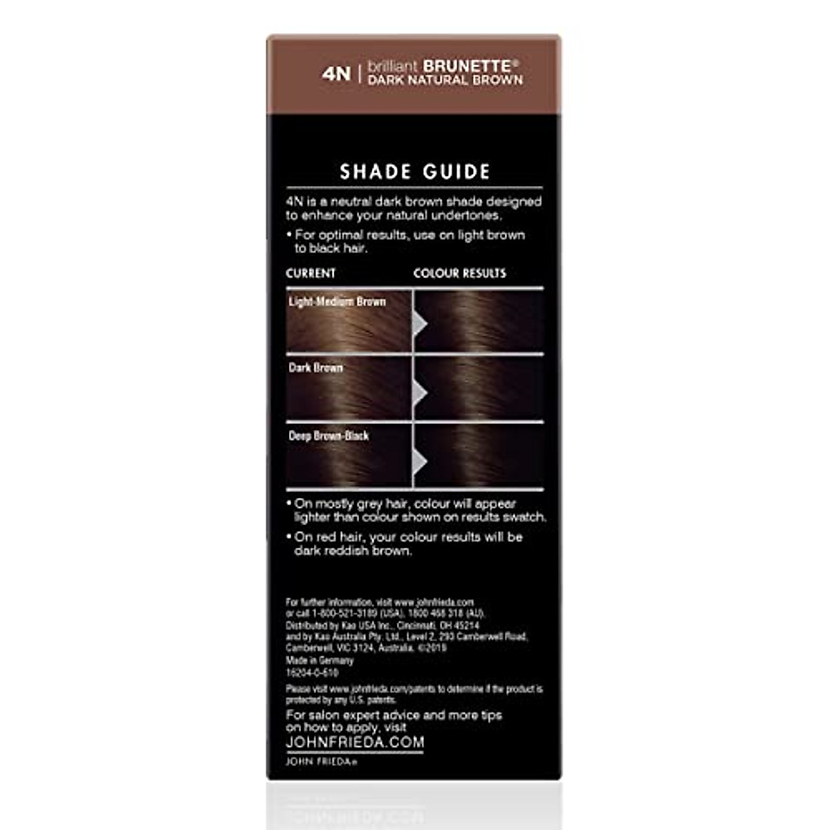 John Frieda Precision Foam Colour, Dark Natural Brown 4N