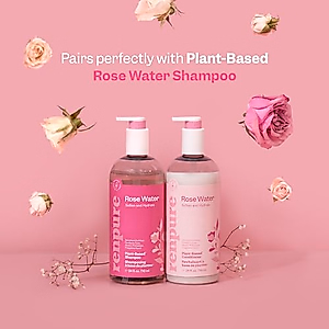 Renpure Rose Water Conditioner, 710ml, Plant Based Beauty, Soothes Scalp, Hydrates Hair, Nourishes, Free of Chemicals, For Women
