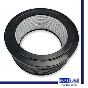 PUREBURG 21500 Replacement True HEPA Filter Set Compatible with Honeywell 50150 51500 61500 11500(EV-15) 18150 11520 17200 Series Air Purifiers