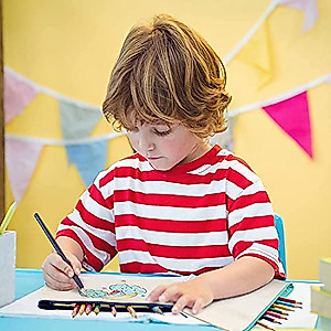 Alliteqwe 40 Pcs Canvas Zipper Bags Pencil Pouch Makeup Bags Blank Canvas Pencil Case Cosmetic Bag for Travel DIY Craft School (S)