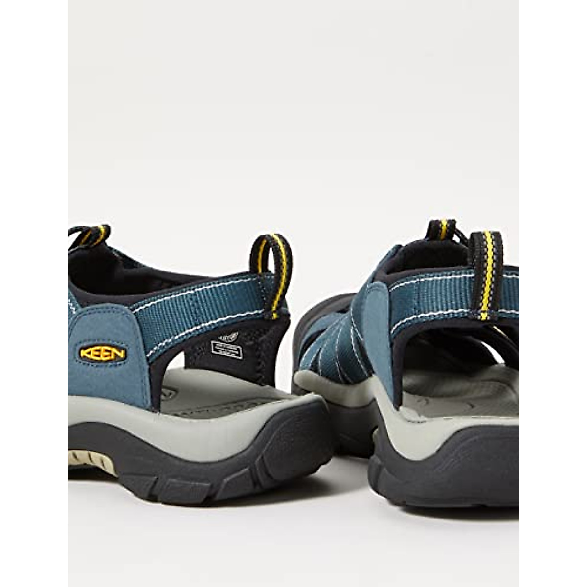 KEEN Men's Newport H2 Closed Toe Water Sandals, Navy/Medium Grey, 10 US