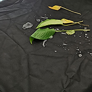 J&C Wood Chipper Cover 420D Wood Shredder Mulcher Cover 43x33in Waterproof Electric Leaf Mulcher Cover Shredder Protection for Electric Leaf Mulcher Shredder (Black)