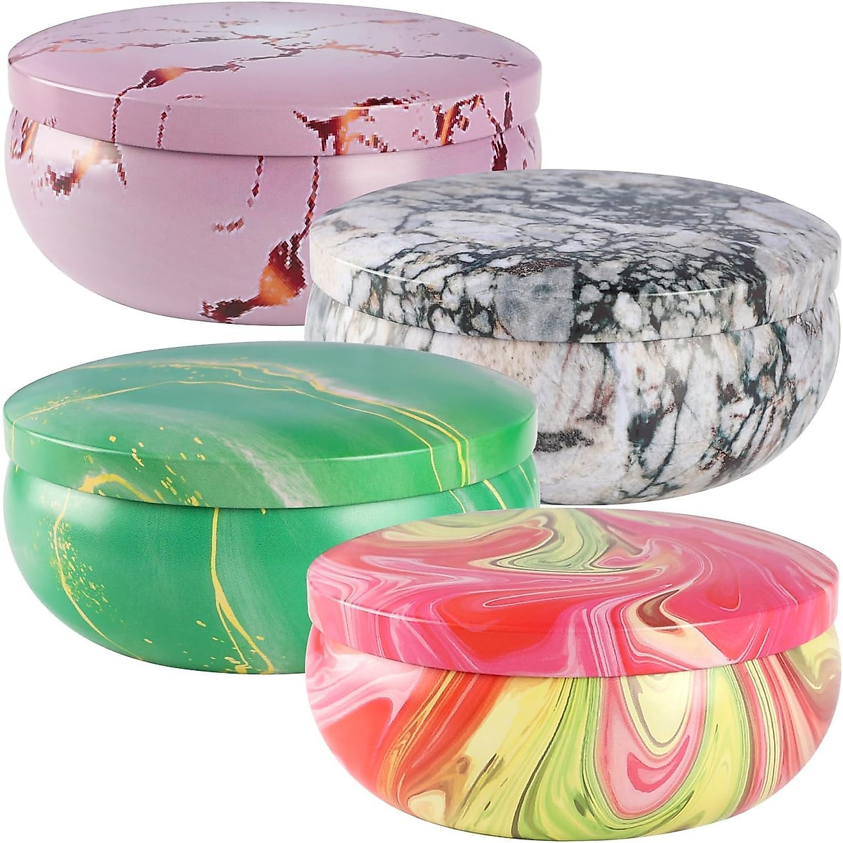 Citronella Candle Outdoor,12oz Summer Camping Large Candle for Outside Garden Backyard Balcony,30 Hour Burn,4 Pack 3 Wick