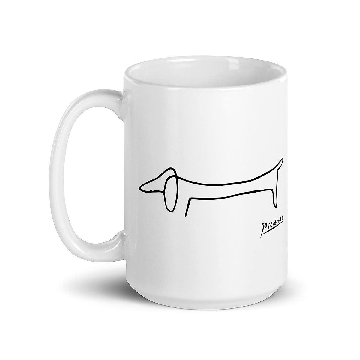 Dog Lump Dachshund Line Art Mug (11oz - 15oz)