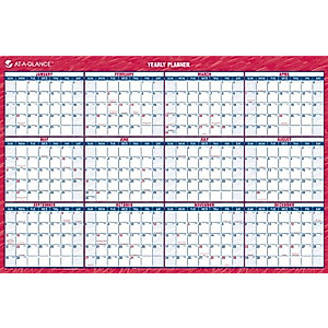 AT-A-GLANCE Vertical/Horizontal Wall Planner, 48 x 32 Inches, White and Cream, 2011 (PM326-28)