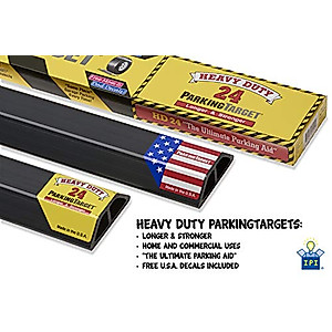 PARKINGTARGET HD-18: Heavy Duty ParkingTarget - Parking Aid Protects Car & Garage Walls, Easy to Install, Peel n Stick, Only 1 Needed per Vehicle, Engineered to Outlast Your Vehicle (1 Pack)