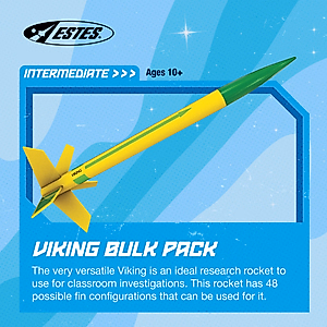 Estes Viking Rocket Bulk Pack (Pack of 12) - 47776017559