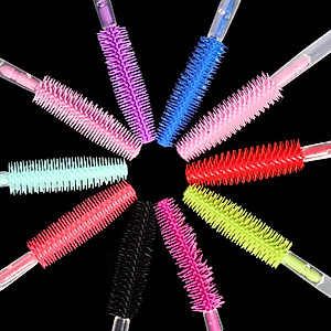 Disposable Eyebrow Brush Makeup Accessories, Mascara Wands Eye Lash Eyebrow Applicator Cosmetic Makeup Brush Tool Eyeliner Brushes Makeup Tools (black)