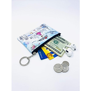 Girls & Women Fashion Cute Classic Elegant New York Souvenir Key Change Holder Pouch Coin Purse (JP-330127K)