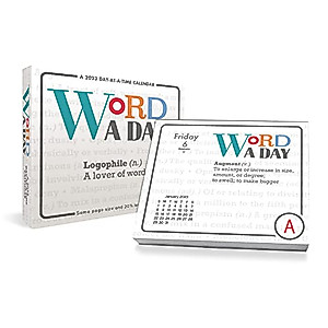 2023 Word a Day Day-at-a-Time Box Calendar