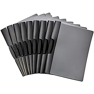 Amazon Basics Report Folder Cover with Clip, Pack of 10