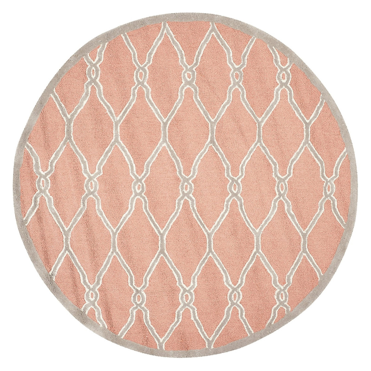 SAFAVIEH Cambridge Collection Area Rug - 6' x 9', Coral & Ivory, Handmade Moroccan Wool, Ideal for High Traffic Areas in Living Room, Bedroom (CAM352W)