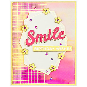 Spellbinders Woven Glimmer Hot Foil Plate Set, Metal